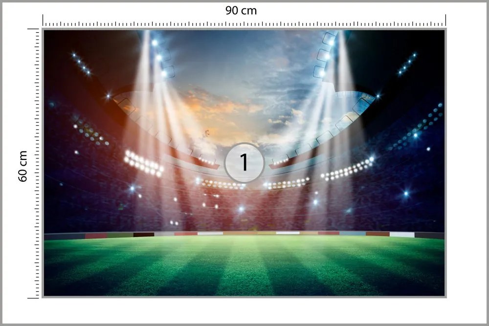 Fototapeta Stadion Fotbalových Superstars Samolepící tapety 104x70.5