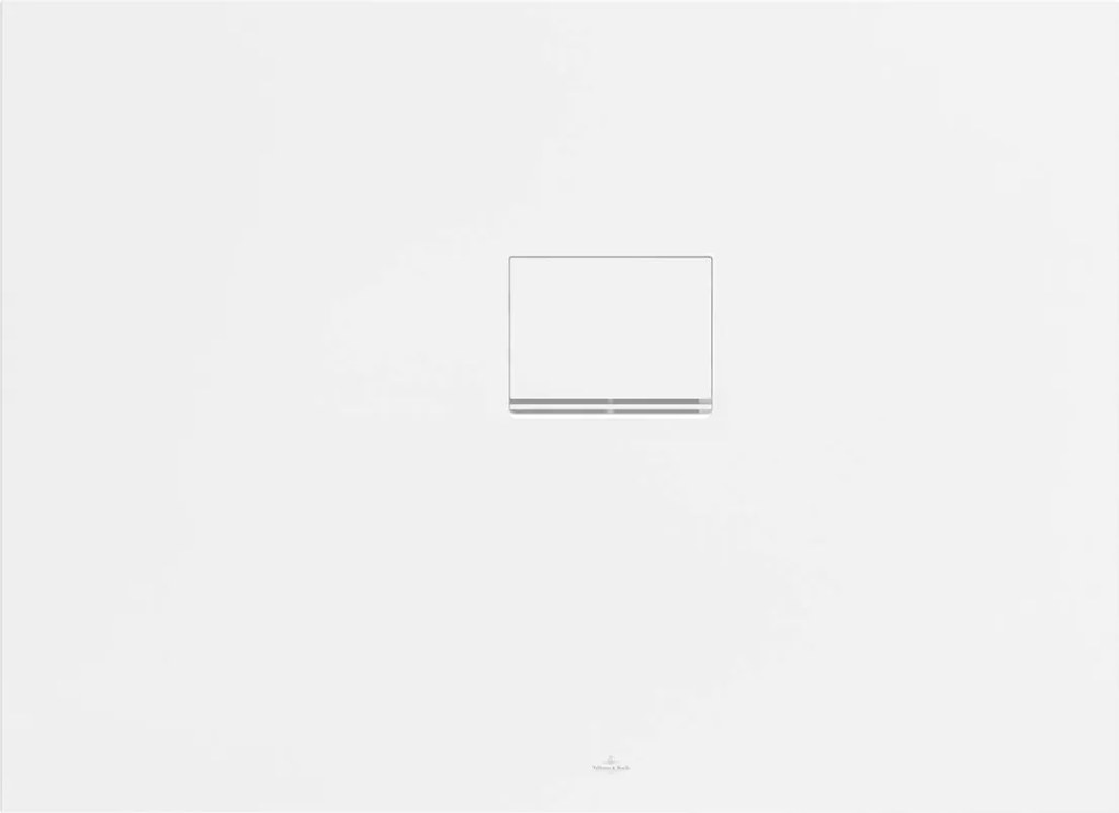Villeroy & Boch Squaro Infinity - Sprchová vanička, 110x80 cm, Stone White UDQ1180SQI2RV-RW