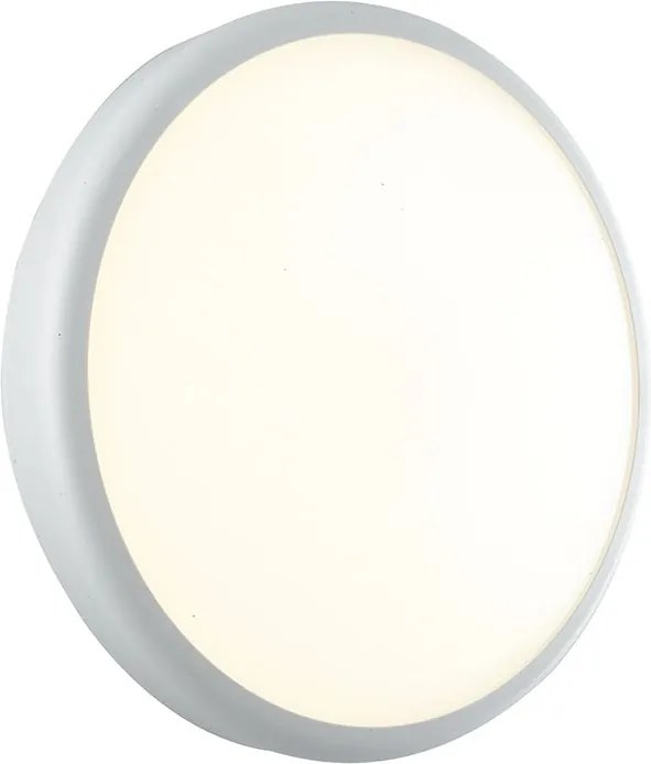 FAN LED-EVER-XL BCO Venkovní nástěnné svítidlo LED EVER bílá, polykarbonát, 28 W, 3750 lm, 3000/4000 K, IP65, 30 x 7,8 cm - FANEUROPE