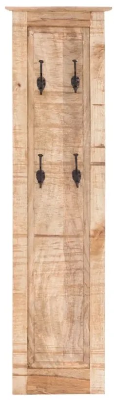 furniture-nabytek.cz - Masivní šatní panel Carino z mangového dřeva, lakovaný, přírodní barva