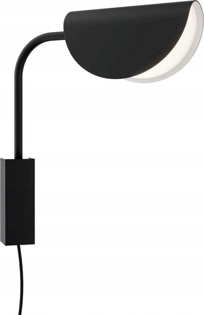 Černá minimalistická modernistická nástěnná lampa Maytoni