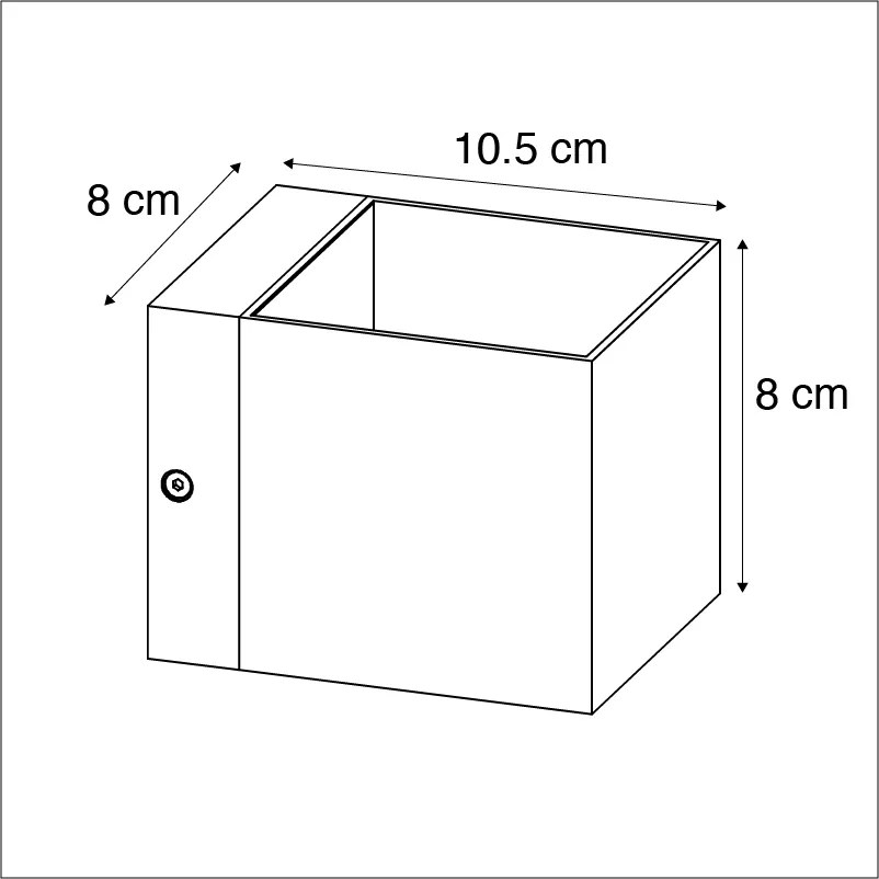 Moderní nástěnná lampa bílá - Transfer