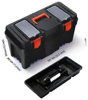 Plastový kufr, box na nářadí Mustang 59,7 x 28,5 x 32 cm