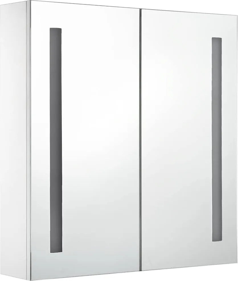 LED koupelnová skříňka se zrcadlem 60 x 14 x 62 cm 285125