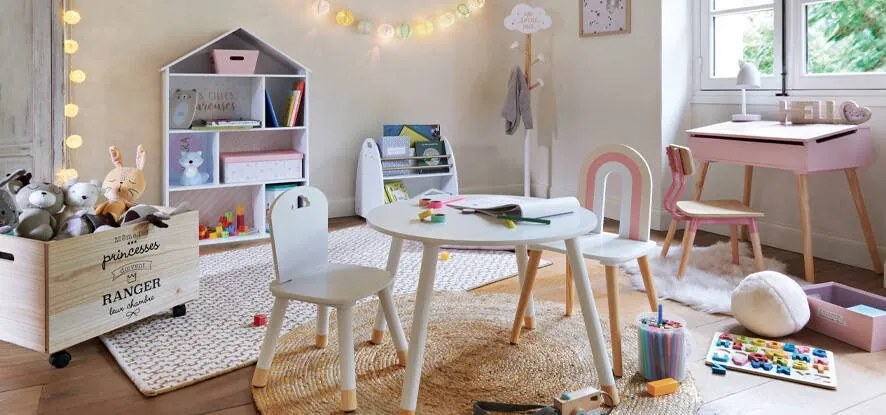 Stolní lampa OREILLLES ROSE, kov, barva bílá