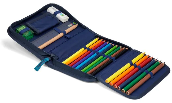 Školní penál Ergobag - Galaxy modrý