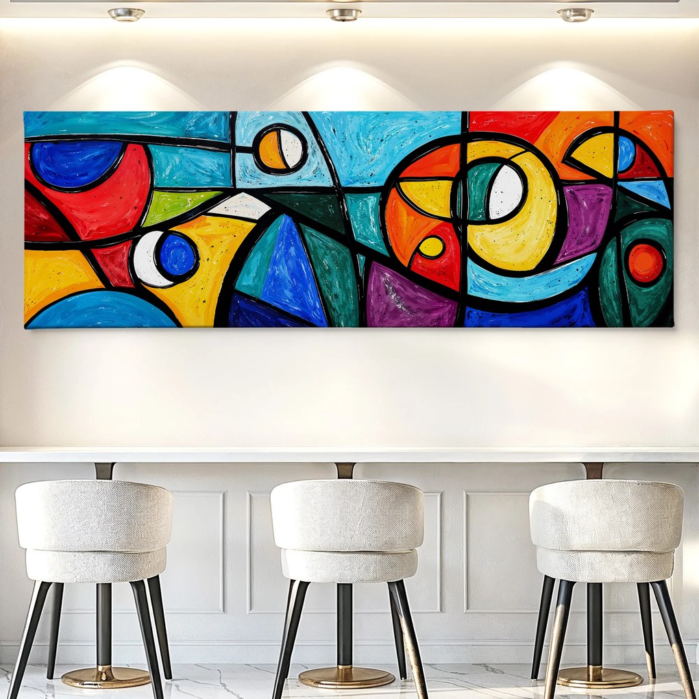 Obraz na plátně - Chladné výhledy zítřka FeelHappy.cz Velikost obrazu (šířka x výška): 120 x 40 cm