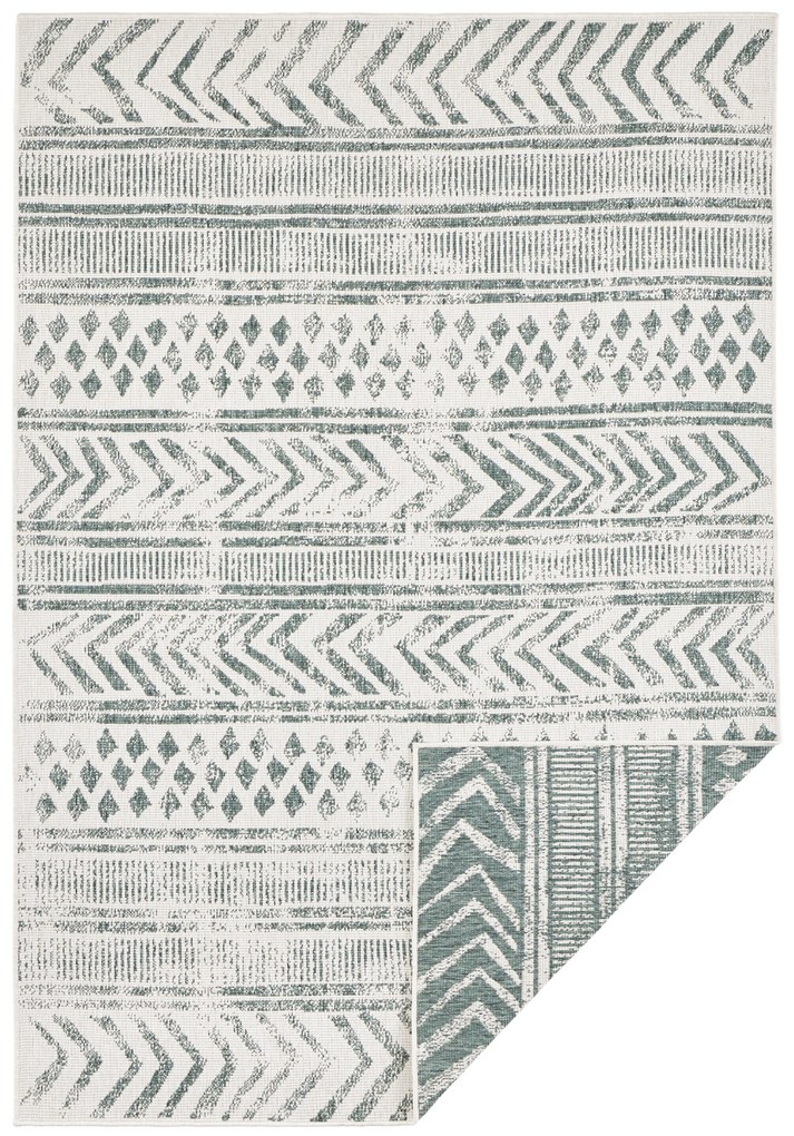 Hanse Home, Kusový koberec Twin Supreme 103861 Biri Green/Cream – na ven i na doma, 80x150, zelená, chodba / předsíň