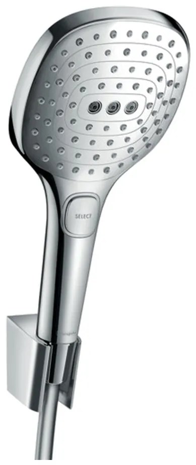 Hansgrohe Raindance Select E, sprchový set 120 3jet s hadicí 1250 mm, chromová, HAN-26700000