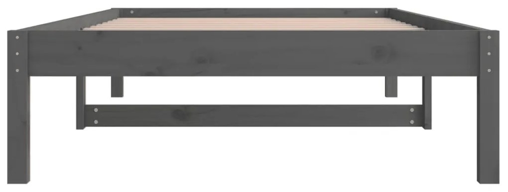 Válenda šedá 90 x 190 cm Single masivní borové dřevo - Default Title