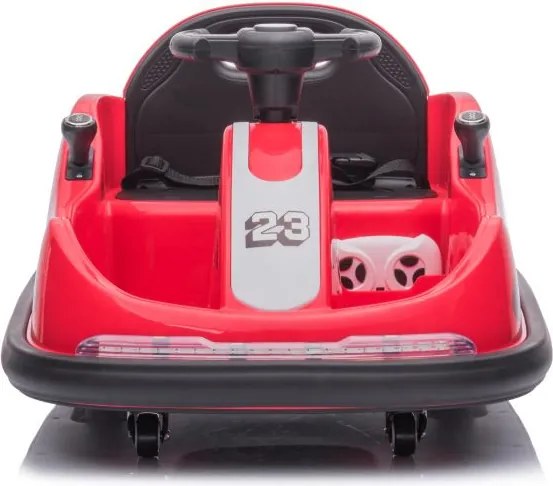 LEAN CARS Bateriové vozidlo GTS1166 LED světla dálkové ovládání červené