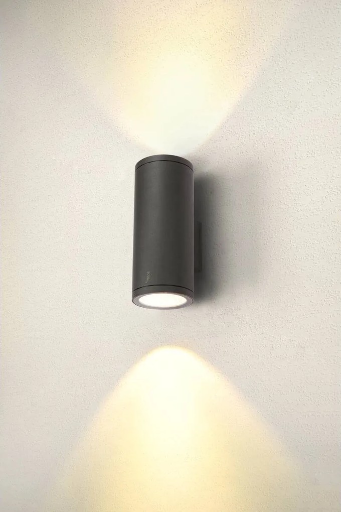 LA 1003441 ENOLA ROUND UP/DOWN L Outdoor, nástěnné LED svítidlo, antracitové, CCT 3000/4000K - BIG WHITE (SLV)