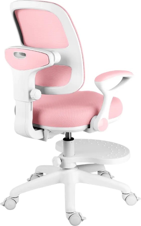 Dětská rostoucí židle Neoseat JUNI 020 — látka, pratelný potah, růžová
