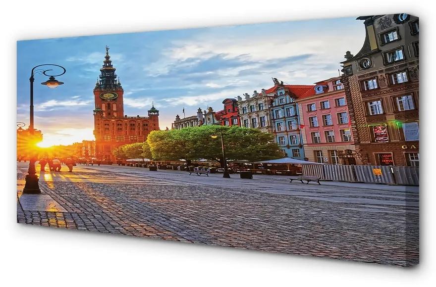 Obrazy na plátně Gdańsk Staré město východ 100x50cm