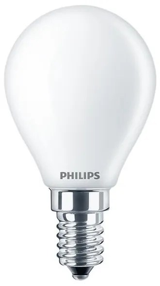LED žárovka Koule LED P45 E14 4,3W = 40W 470lm PHILIPS 2700K FR