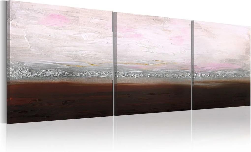 Ručně malovaný obraz - Calm coast - 150x50