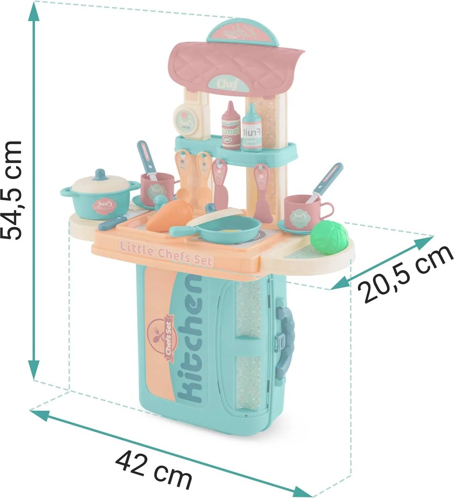 Dětská kuchyňka s kufříkem, Ricokids | 772901