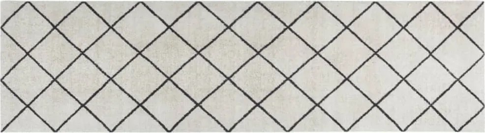 Kuchyňský koberec omyvatelný Čtverec 45 x 150 cm samet 136567