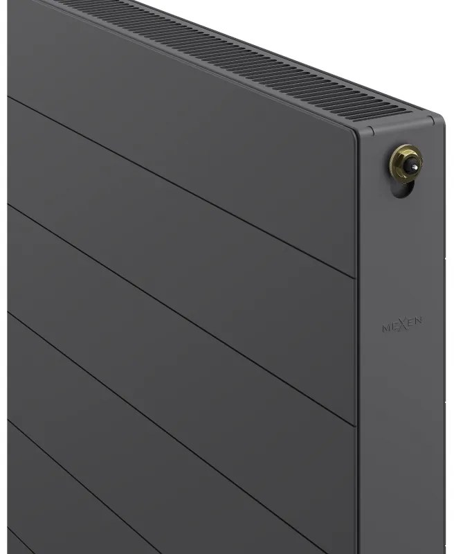 Mexen, Mexen Line CVL21 panelový radiátor 500 x 1400 mm, spodní připojení, 1412 W, antracit - W621L-050-140-66