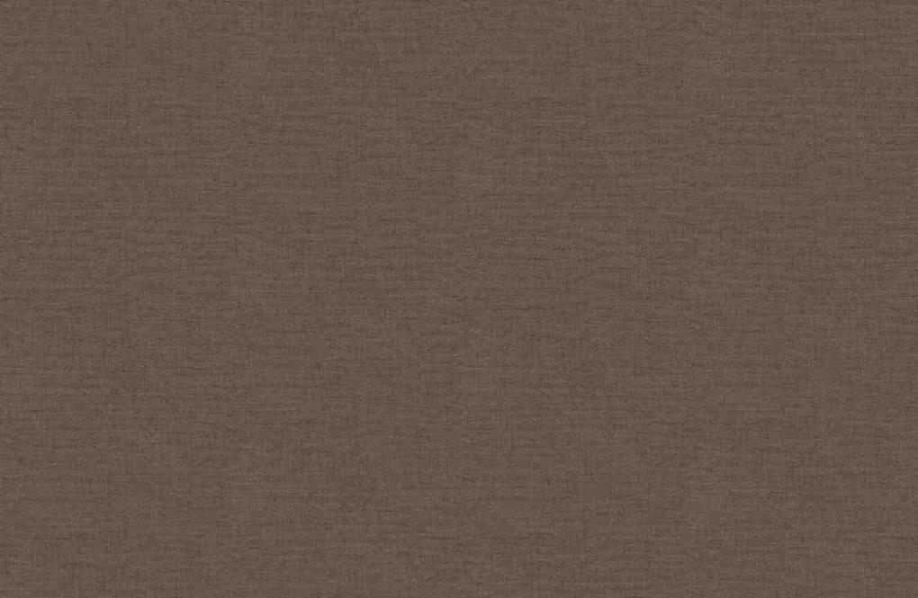 DekorTextil Dekorační látka nebo závěs Blackout vzor Plátno - tmavě hnědý ROZMĚR: hotový závěs (v x š): 160 x 138 cm - 1 ks