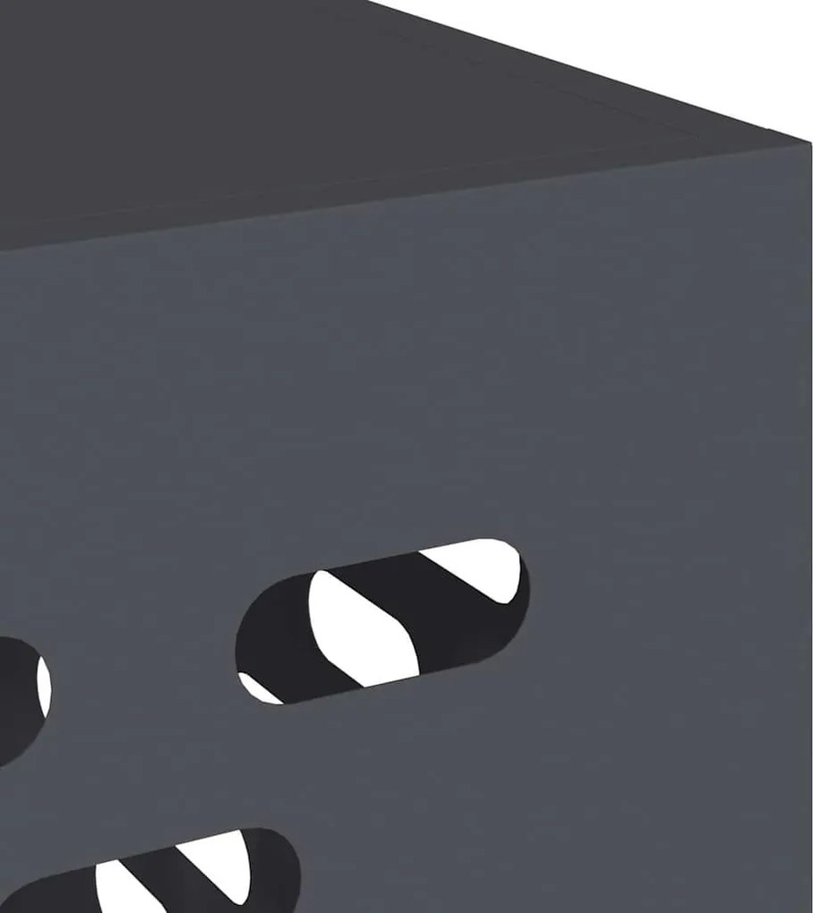 vidaXL Ochrana klimatizace Antracitová 90 x 40 x 60 cm Ocel [865892]