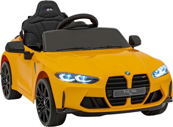 Elektrické autíčko BMW M4 žluté