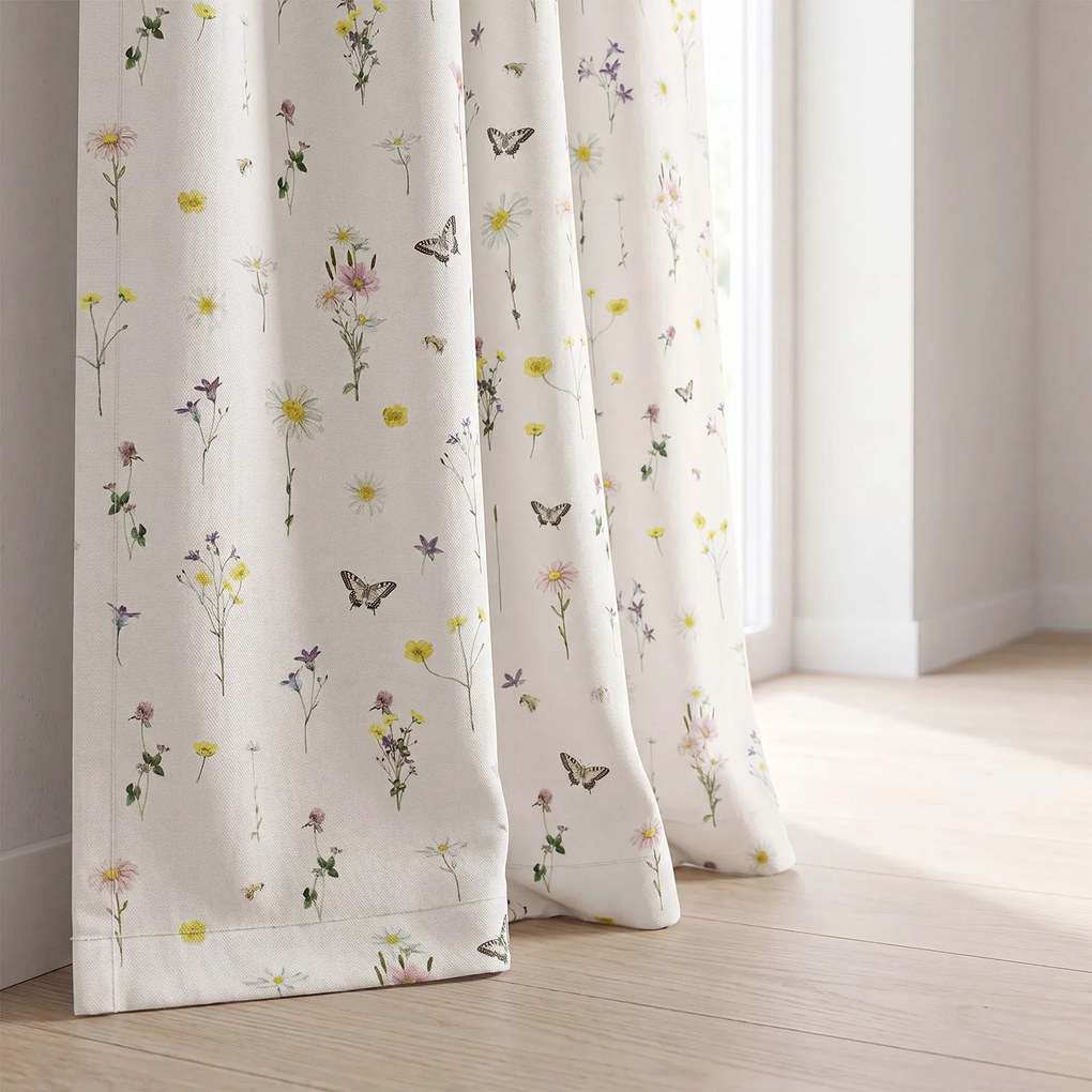 Perkálový bavlněný závěs s tunýlkem - Vůně léta Velikost: Rozměr závěsu (v x š) - 160 x 140 cm