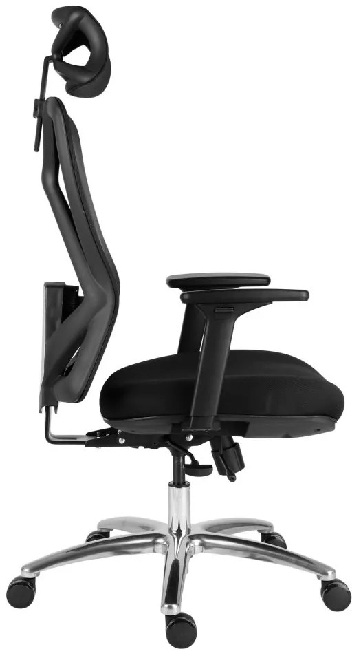 Kancelářská ergonomická židle Neoseat VIBE — černá, nosnost 150 kg