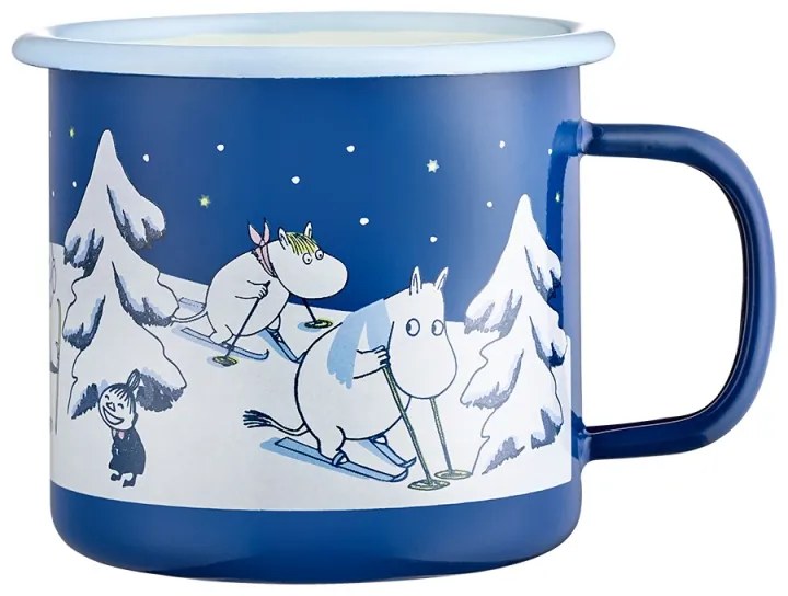 Hrnek Moomin Starry Night 0,37l, smalt / modrý