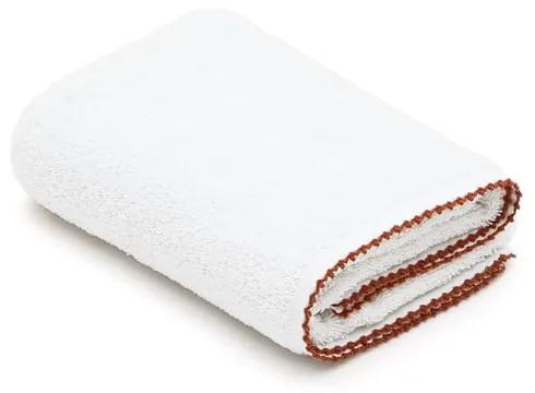 Bílý froté bavlněný ručník 30x50 cm Sinami – Kave Home