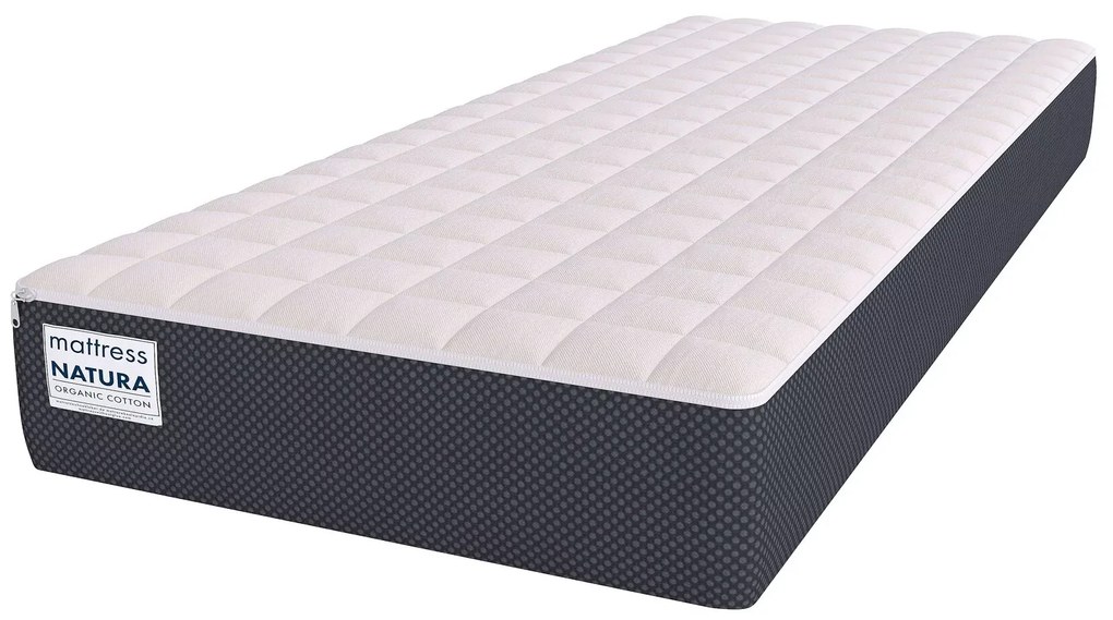 Mattress Natura ECO ORGANIC HIT PROFIL 16 H2/H3 120 x 60 cm, prošívaný snímatelný potah 100% Organická bavlna Air Space 3D boční strana