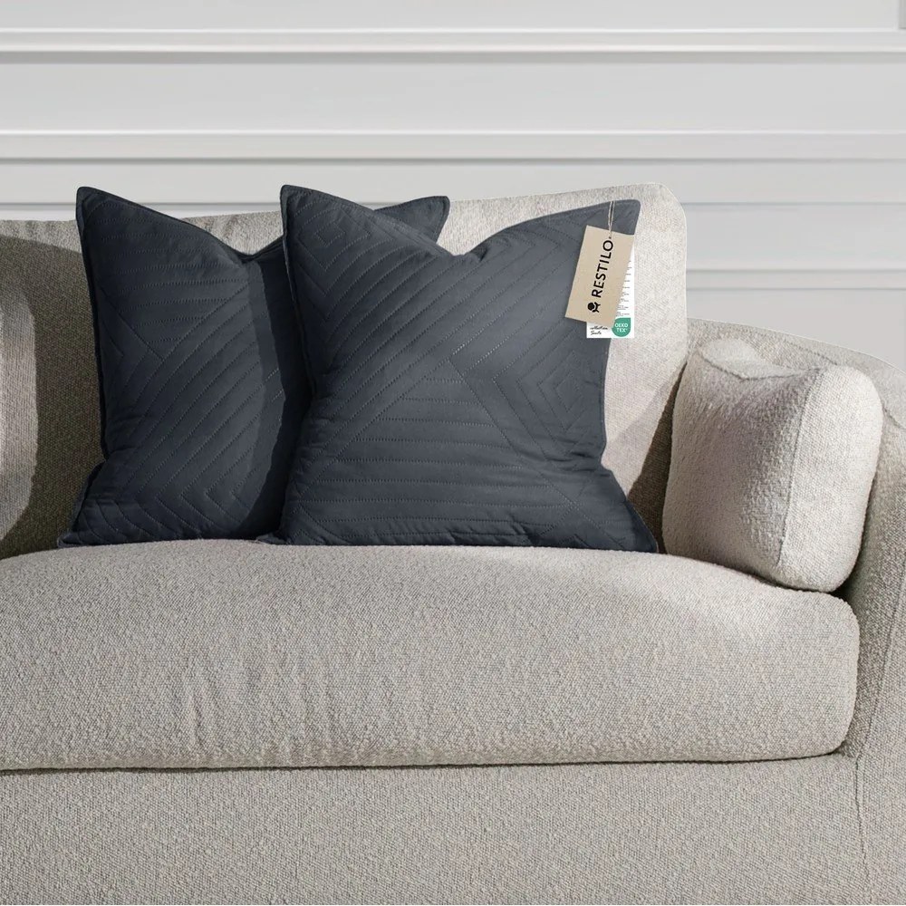 Povlaky na polštáře v sadě 2 ks z mikrovlákna 45x45 cm Softa – Restilo