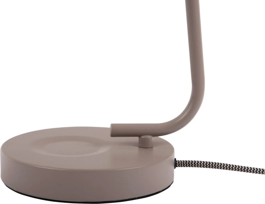 Kovová stolní lampa ENCANTAR, výška 38,5 cm, šedá