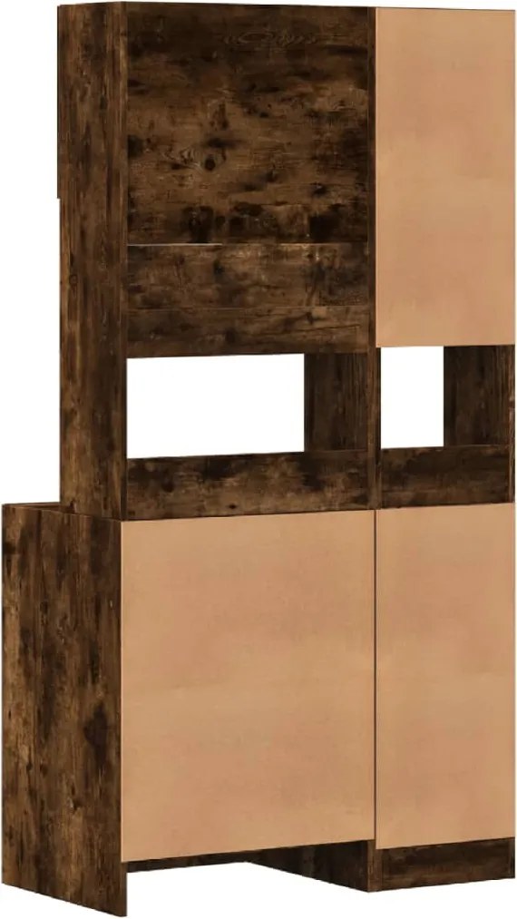 Kuchyňská skříňka kouřový dub 95 x 50 x 180 cm kompozitní dřevo 3276536