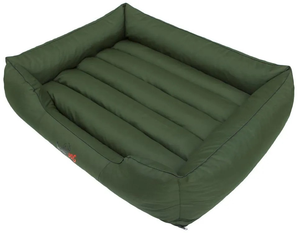 Pelíšek pro psa Comfort - zelený Velikost: L - 65x50 cm (45x32 cm)