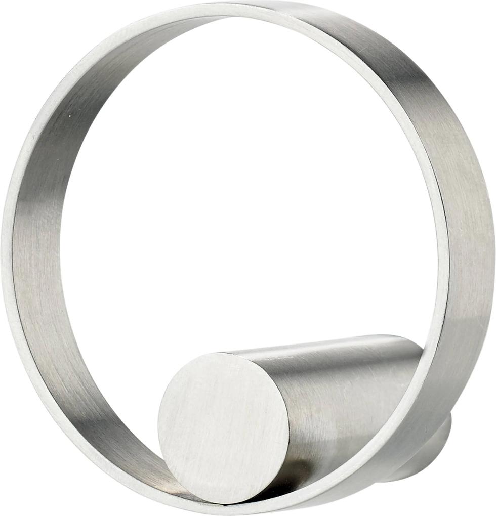 Věšák Hooked On Rings 4,7 cm stříbrný