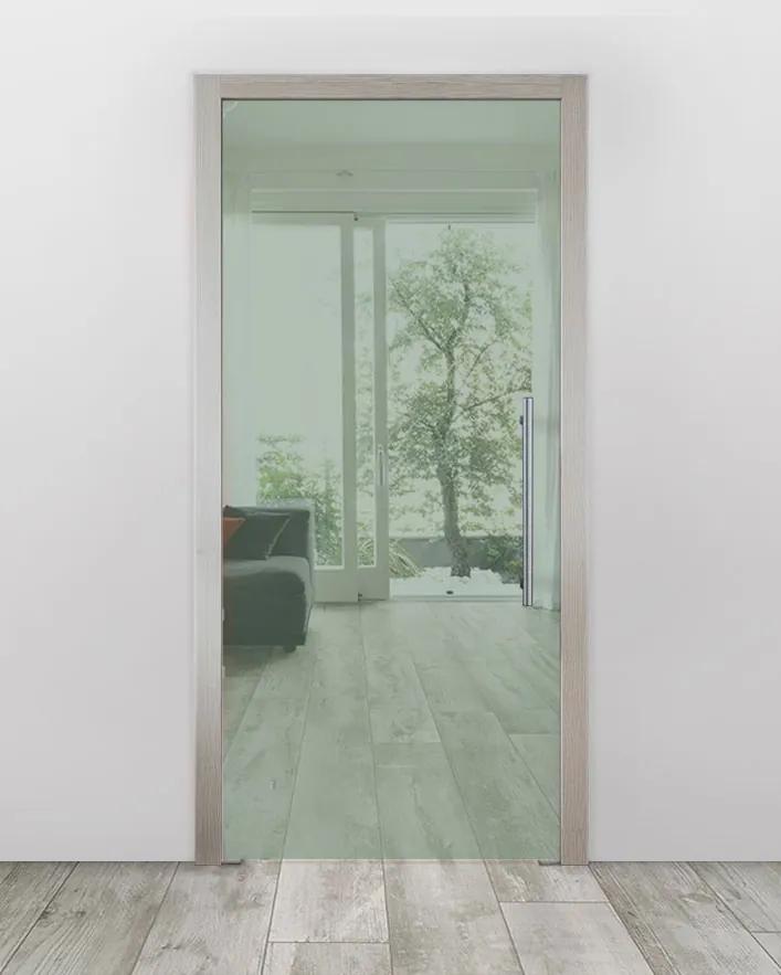 Celoskleněné dveře do pouzdra - Planibel zelená Průchozí šířka (cm): 110, Průchozí výška (cm): 210