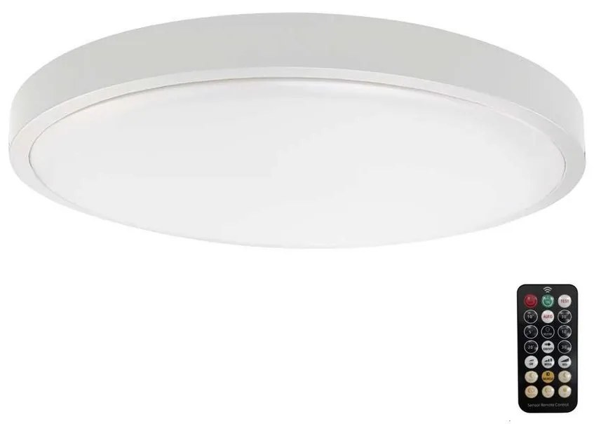 LED Koupelnové stropní svítidlo se senzorem LED/18W/230V 6500K IP44 bílá