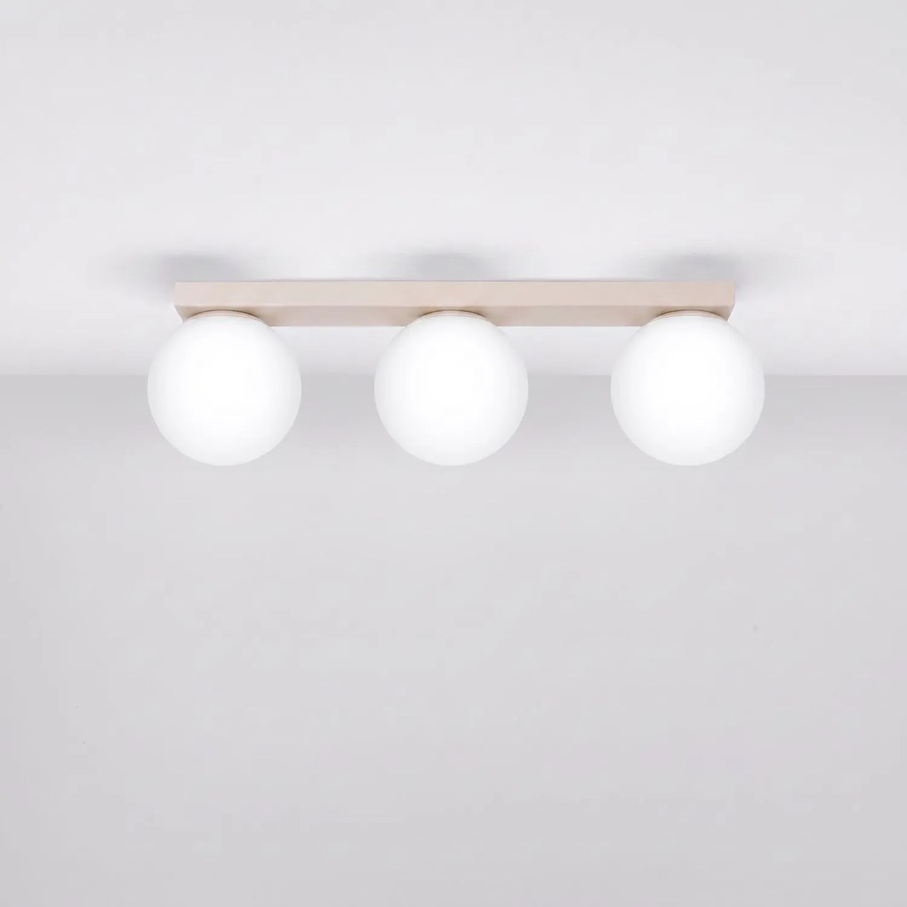 Sollux Lighting Stropní svítidlo YOLI 3 béžové