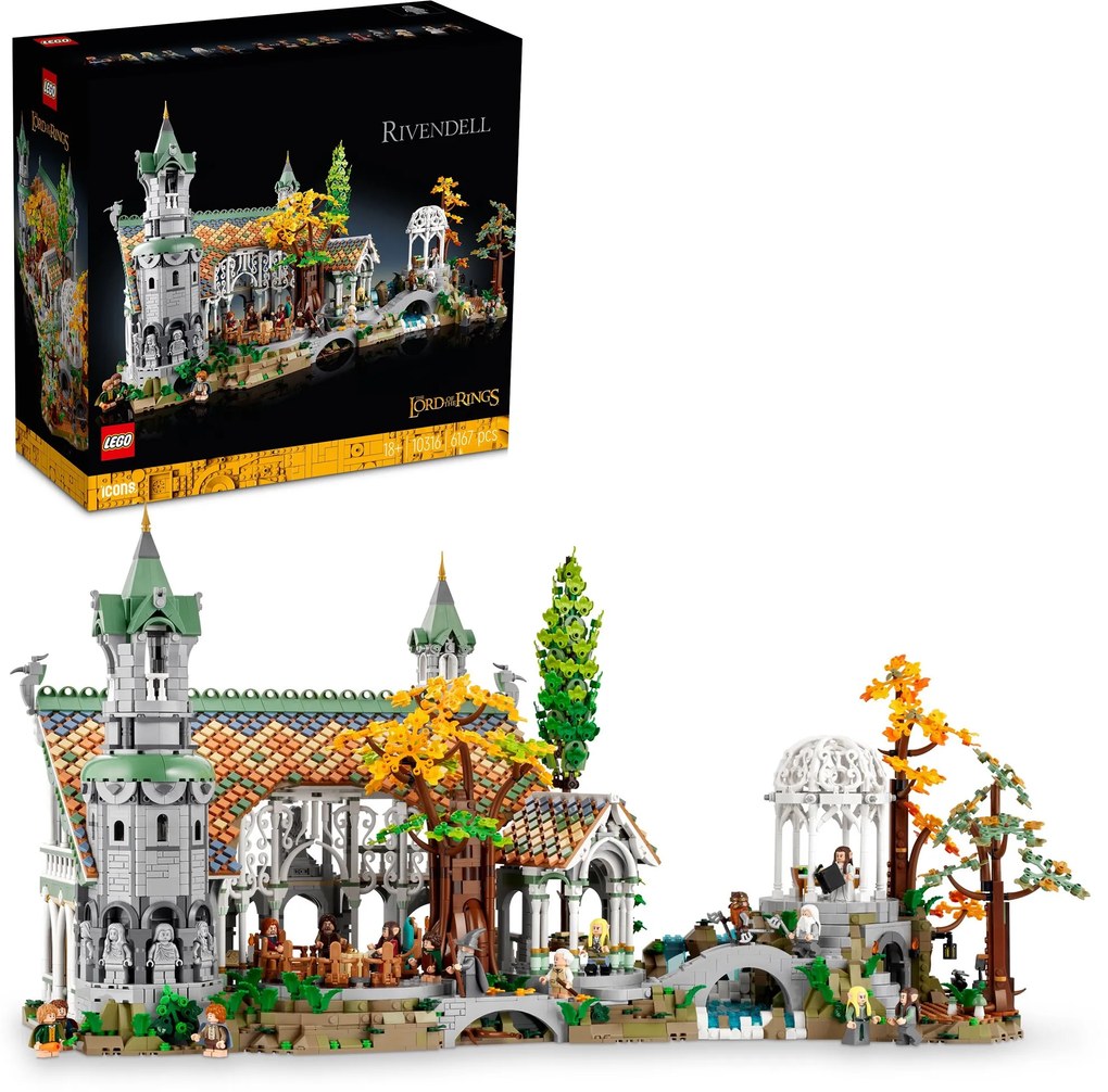 Lego stavebnice lego lord of the rings 10316 pán prstenů: roklinka