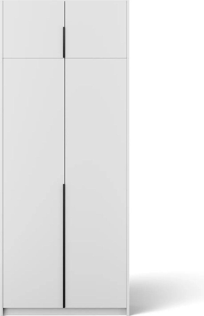 ADRK Furniture Bregma II s nástavcem Skříň s otočnými dveřmi ADRK-W-BREG-100-WB