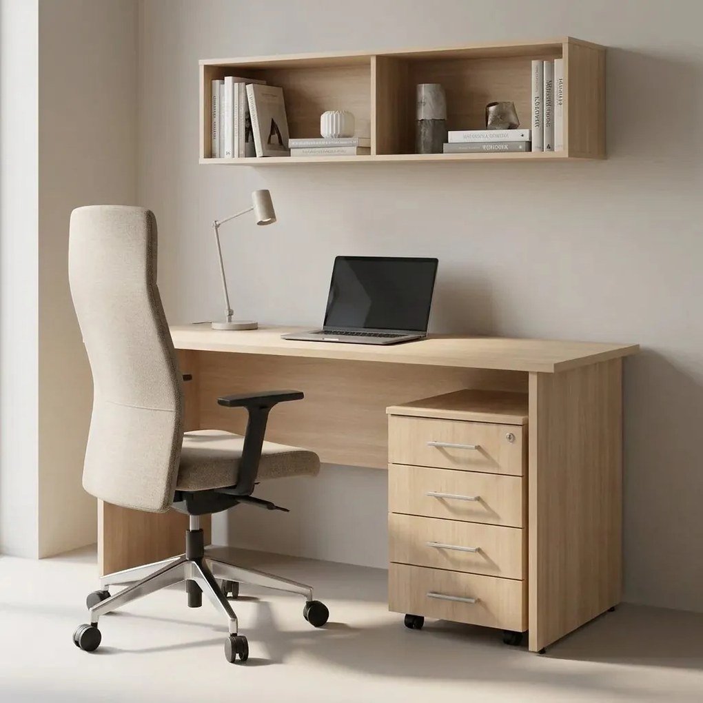 Kontejner Impress 40,6 x 50,1 cm - 4 zásuvky, akát světlý