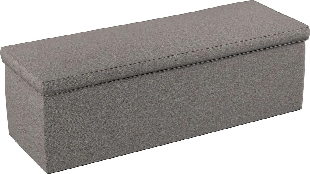Čalouněná skříň barva šedá látka pletený vzor
