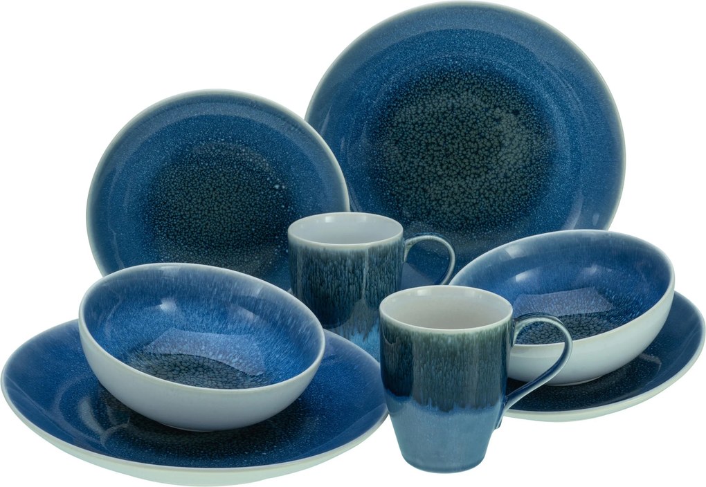 XXXLutz KOMBINOVANÁ SOUPRAVA CALDERA BLAU 8dílné Creatable - Online Only nádobí - 007768133601