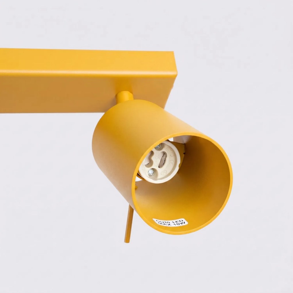 Sollux Lighting Stropní svítidlo RING 4L žluté
