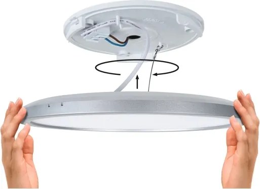 Paulmann 79920 - LED/11,2W Stmívatelný panel ATRIA 230V 3000K 19x19 cm černá