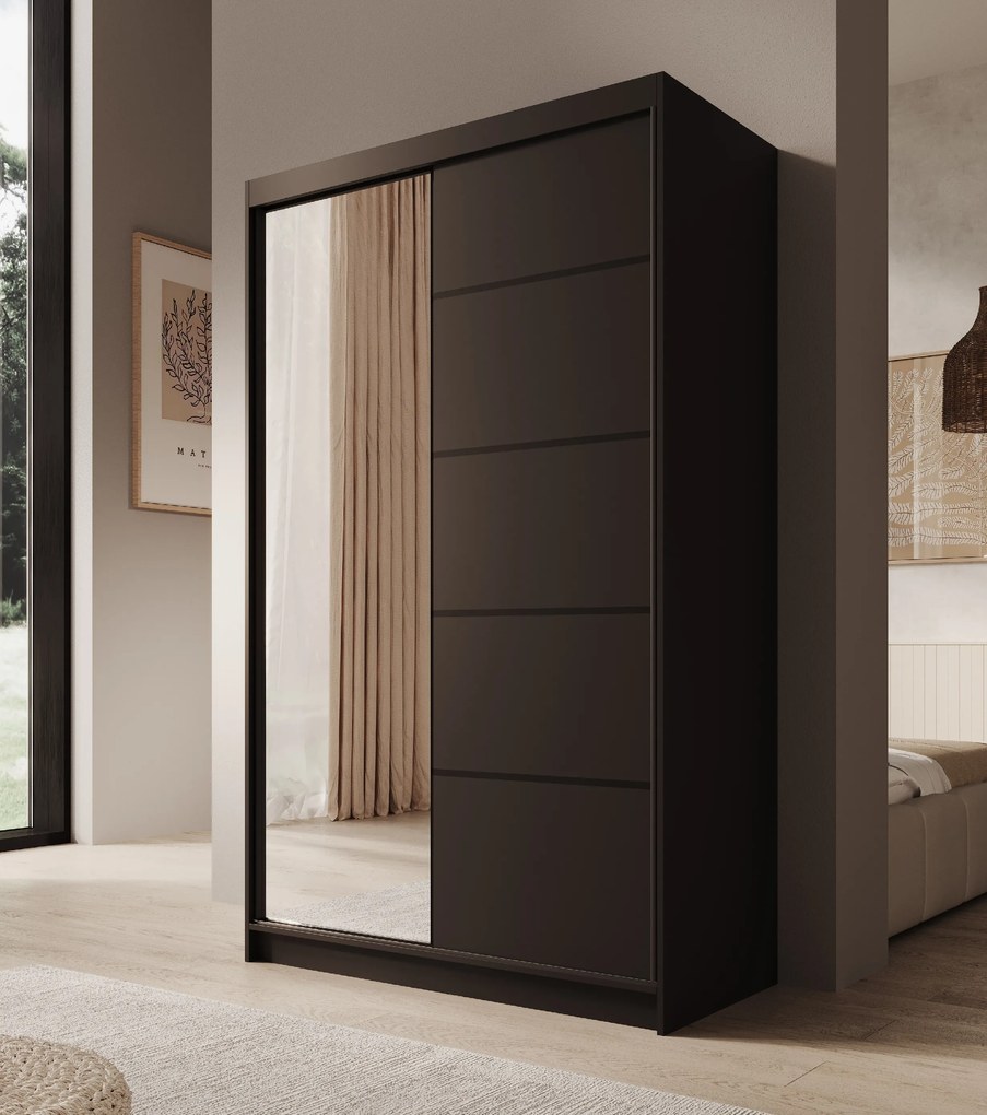 ADRK Furniture Posuvná skříň Castello 120 SW-CAS-120-BB