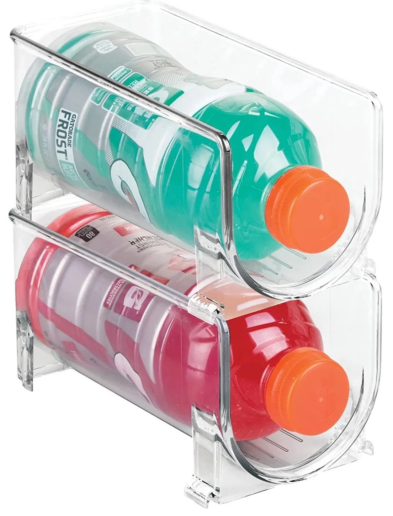 5Five® Stojan na láhve, na víno, transparentní, do lednice BINS
