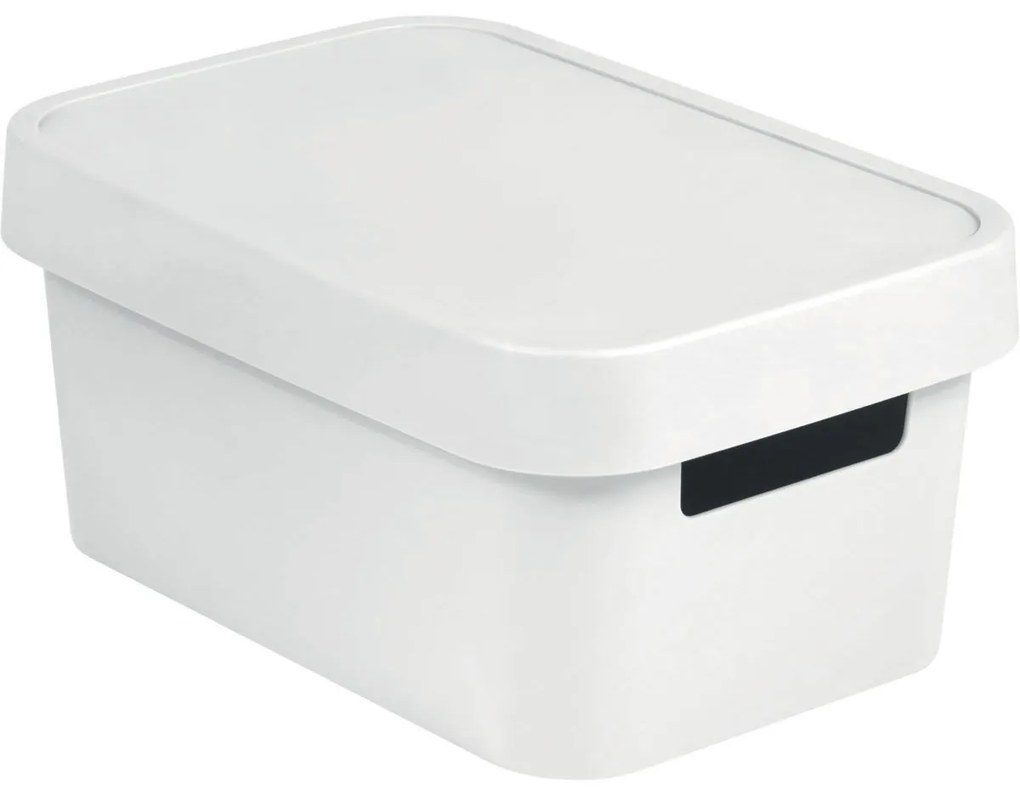 Curver Úložný box INFINITY 4,5l s víkem bílý