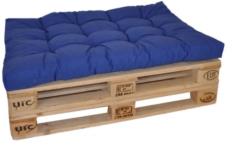 Axin Trading Sedák na paletu 120x80 cm Polstr: Světle zelený melír